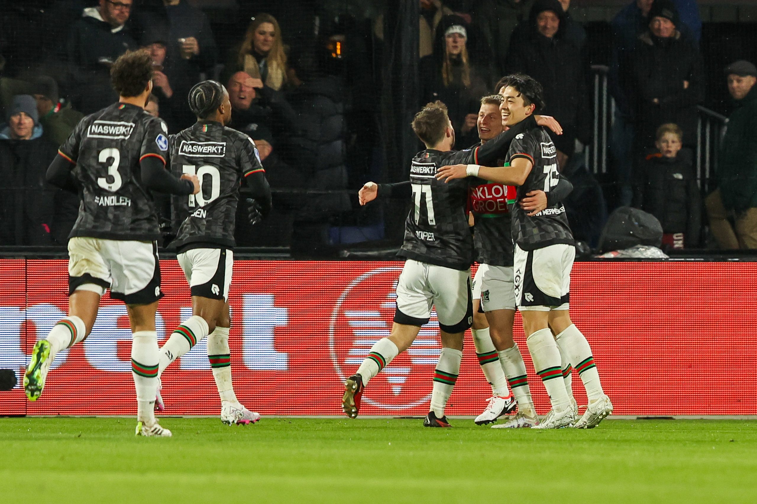 Verdienstelijk punt voor NEC tegen Feyenoord