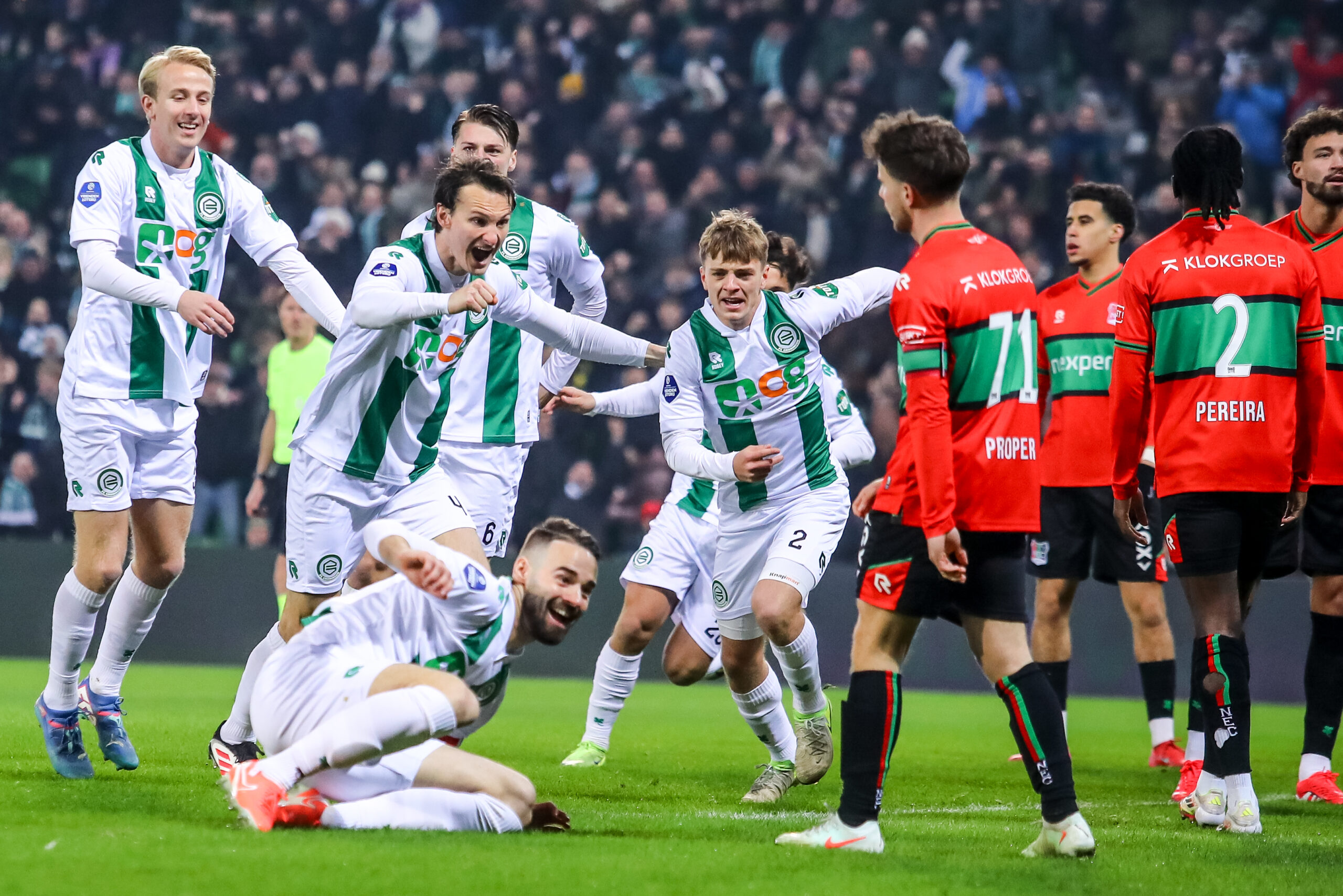 NEC valt terug in oude gewoontes bij nederlaag in Groningen